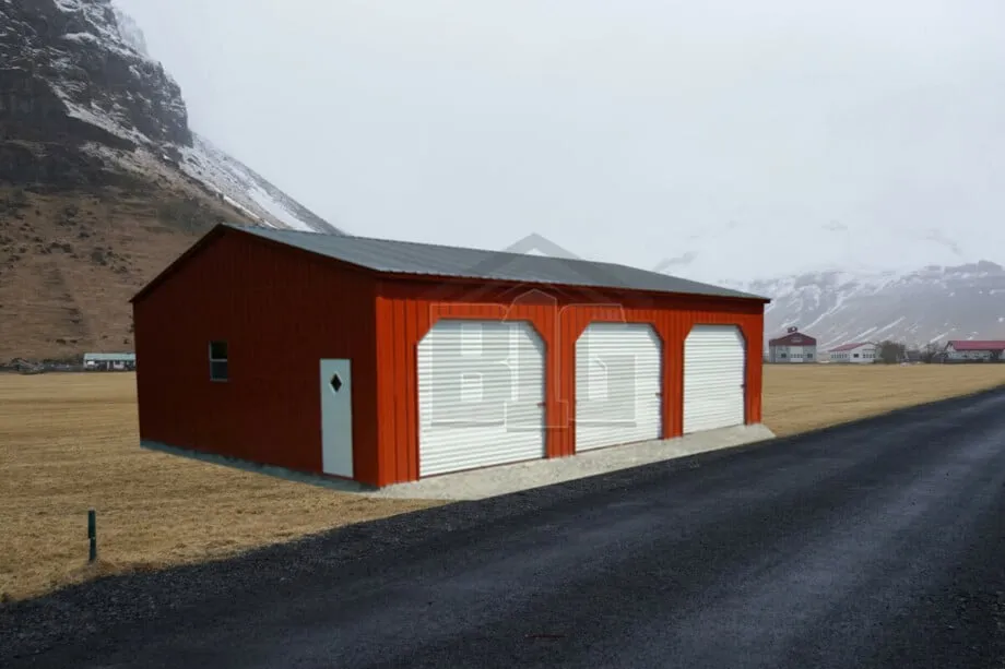 Fishin Metal Building Shop 30x50 - Big Buildings Direct