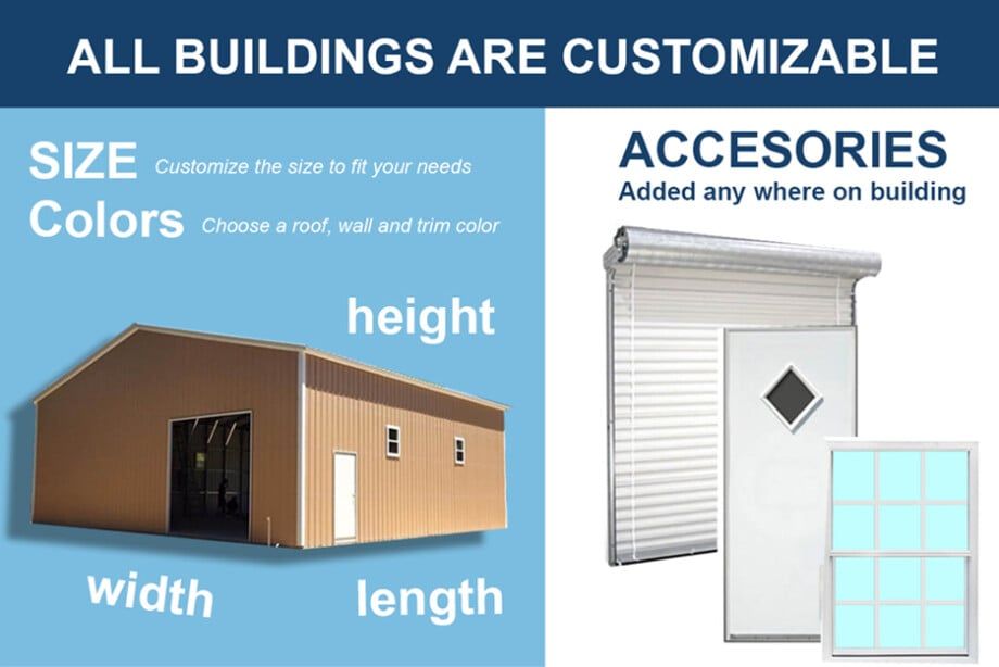 Customization Options - Big Buildings Direct