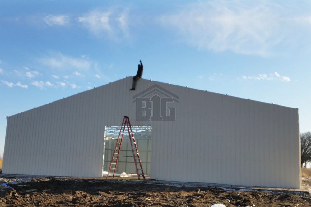 Billion Steel Commercial Garage 60x60 - Big Buildings Direct