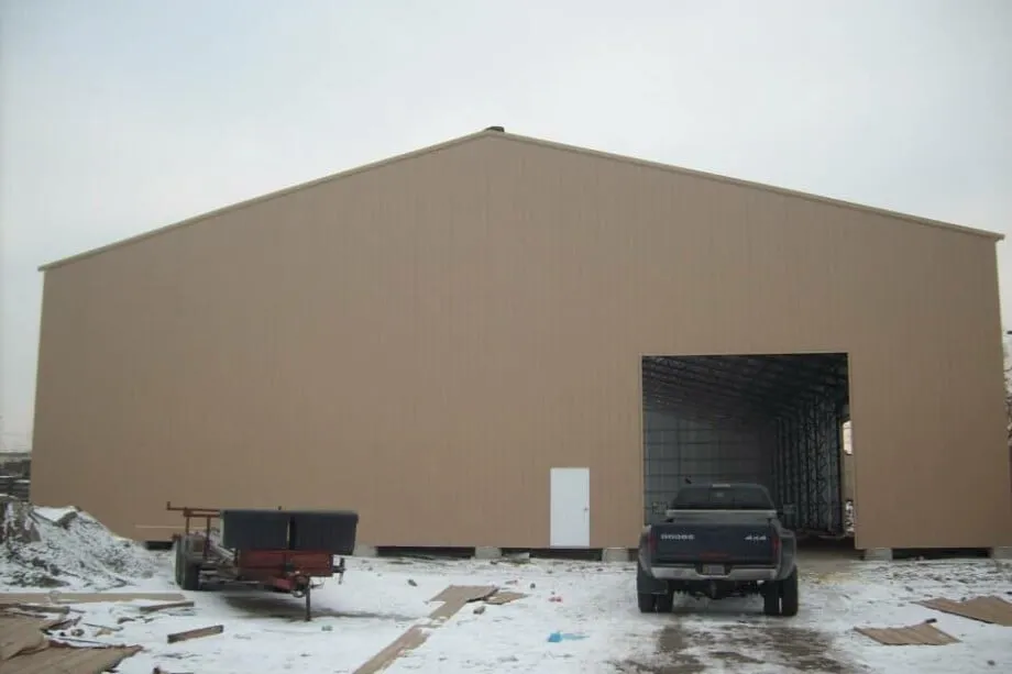 Simba Steel Storage Building 50x80 - Big Buildings Direct
