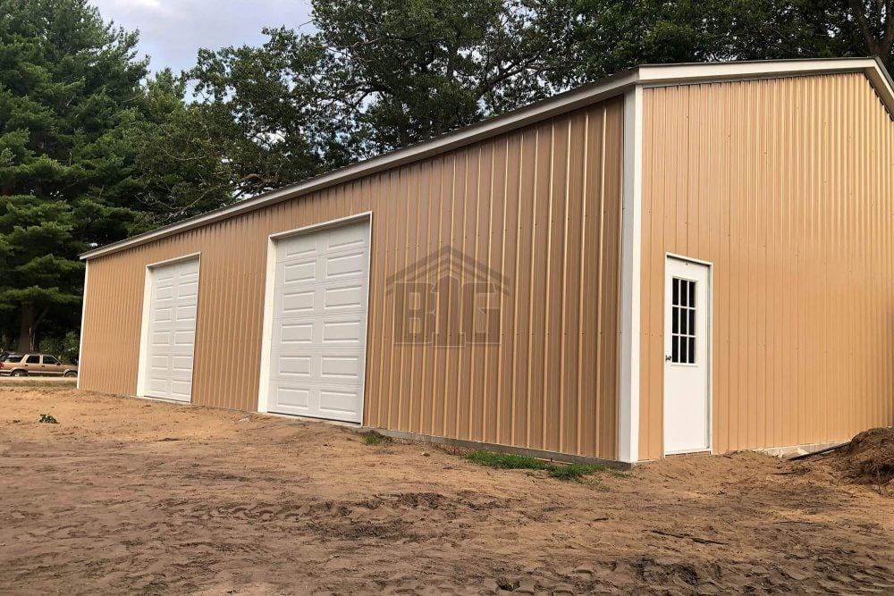 Classic Metal Buiding Building Workshop 40x60 - Big Buildings Direct