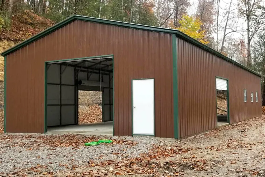 Fishin Metal Building Shop 30x50 - Big Buildings Direct