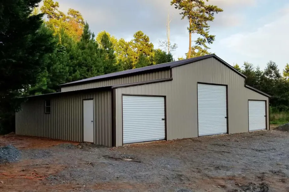 The Kovalt Steel Barn 48x40 - Big Buildings Direct
