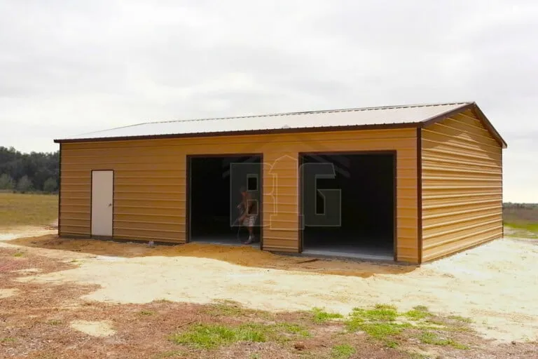 The Istanbul Installed Metal Garage 18x30x9 - Big Buildings Direct