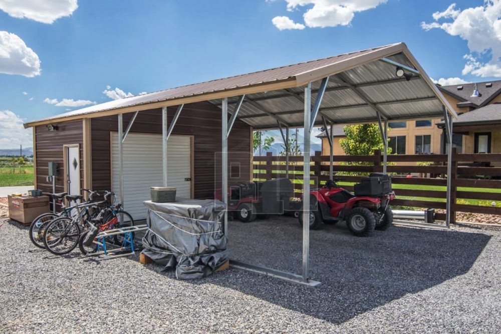 The Madrid Small Utility Building 18x25x8 - Big Buildings Direct