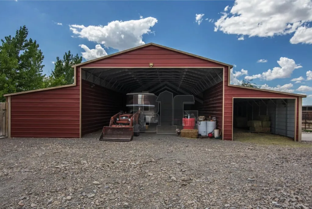 The Dublin Larage Metal Barn 48x60x11/6 - Big Buildings Direct