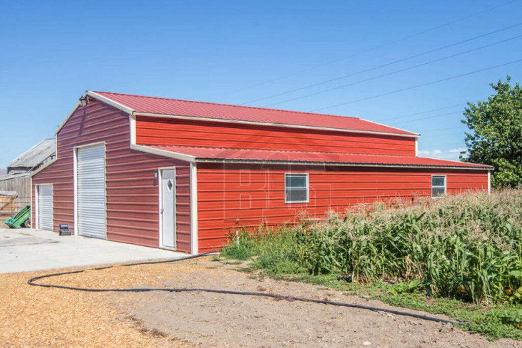 Caitlyn's Steel Horse Barn 36x30 - Big Buildings Direct Caitlyn's Steel Horse Barn 36x30 - Big Buildings Direct